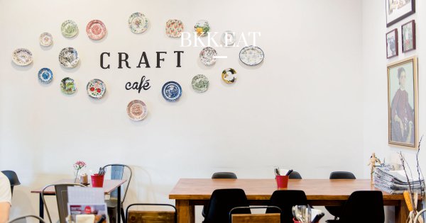 Craft Cafe (พระโขนง) คาเฟ่สุดน่ารักในสไตล์วินเทจ พร้อมเสิร์ฟเมนูโฮมเมด ...